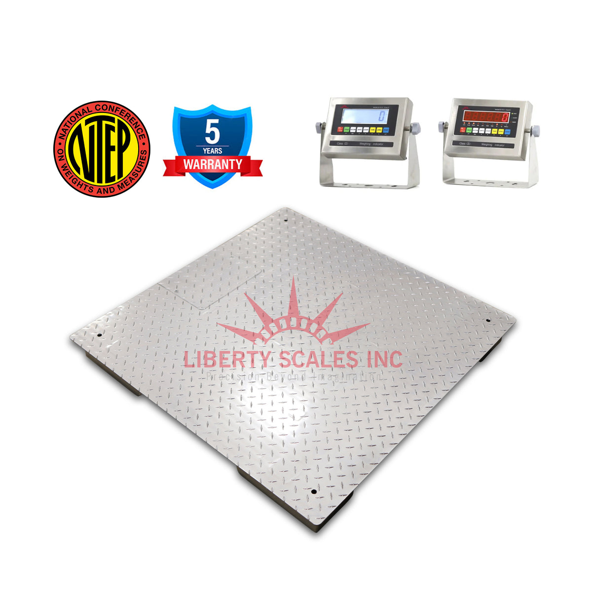 USA Made Aluminum Floor Scales – Build Your Own | Liberty Scales