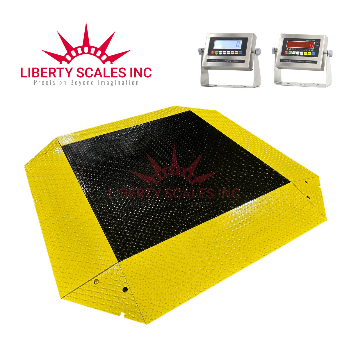 LS-960-4X4 Low Profile Pancake Floor Scale | 1000 Lbs x 1 Lb — Liberty ...