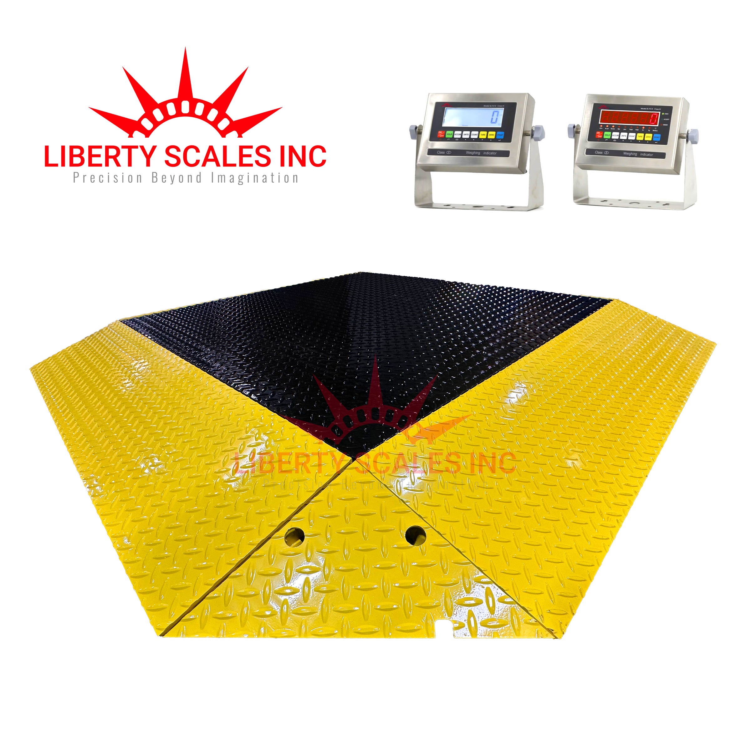 LS-960-4X4 Low Profile Pancake Floor Scale | 1000 Lbs x 1 Lb — Liberty ...