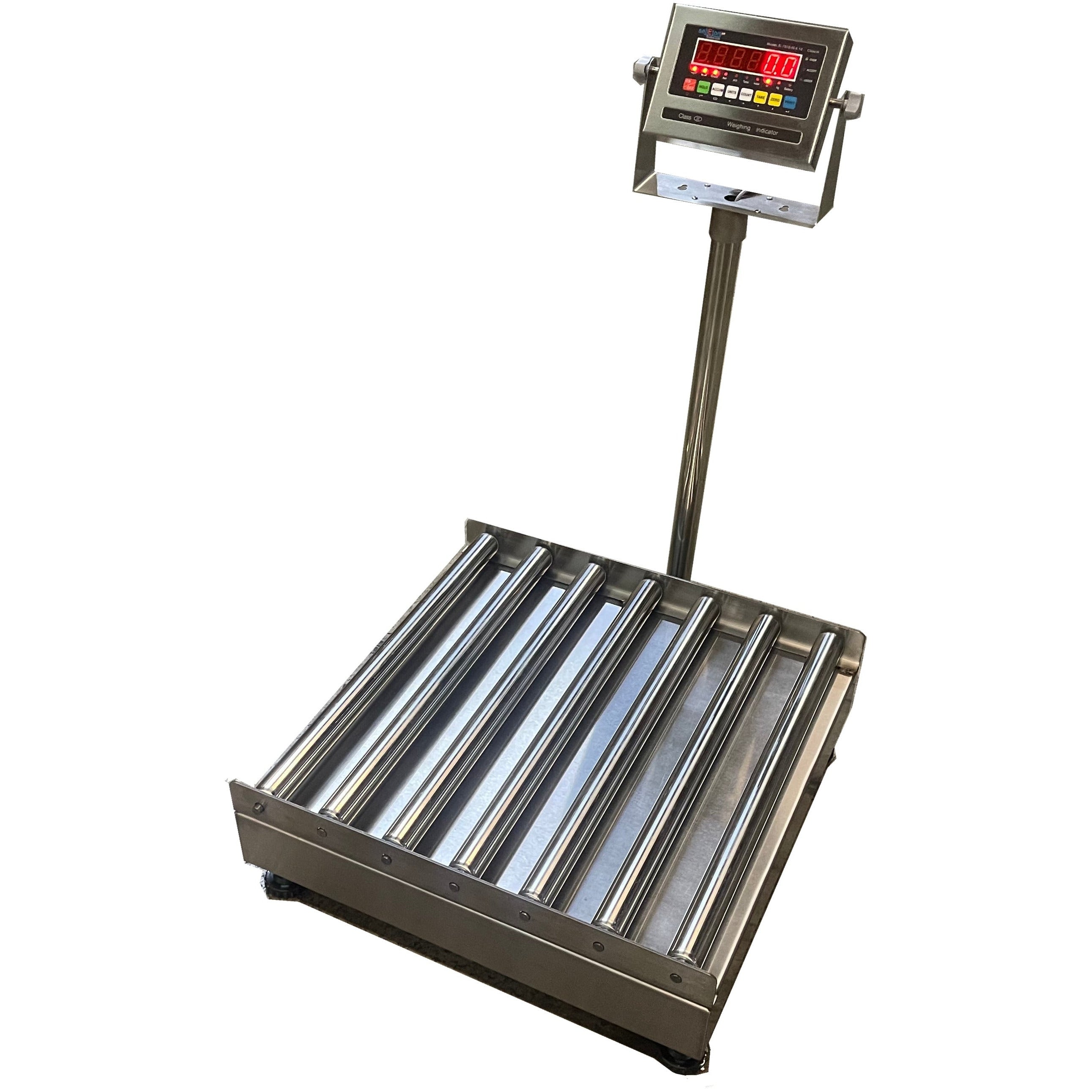 Portable Bench Scales with Wheels & Backrail | Precision Weighing ...